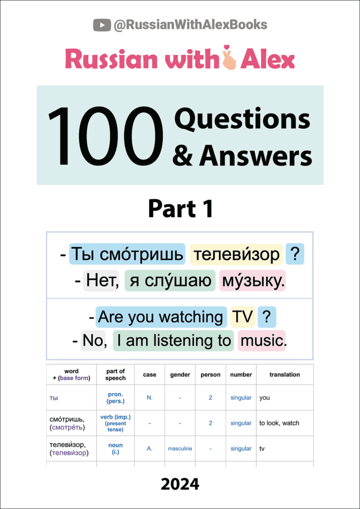 Russian with Alex – Russian learning materials